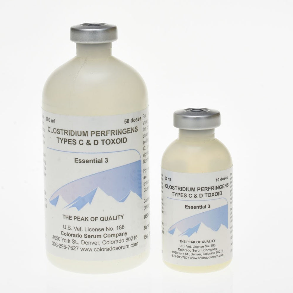 Essential 3 Clostridium Perfringens Types C and D Vaccine, 100mL – JRG ...
